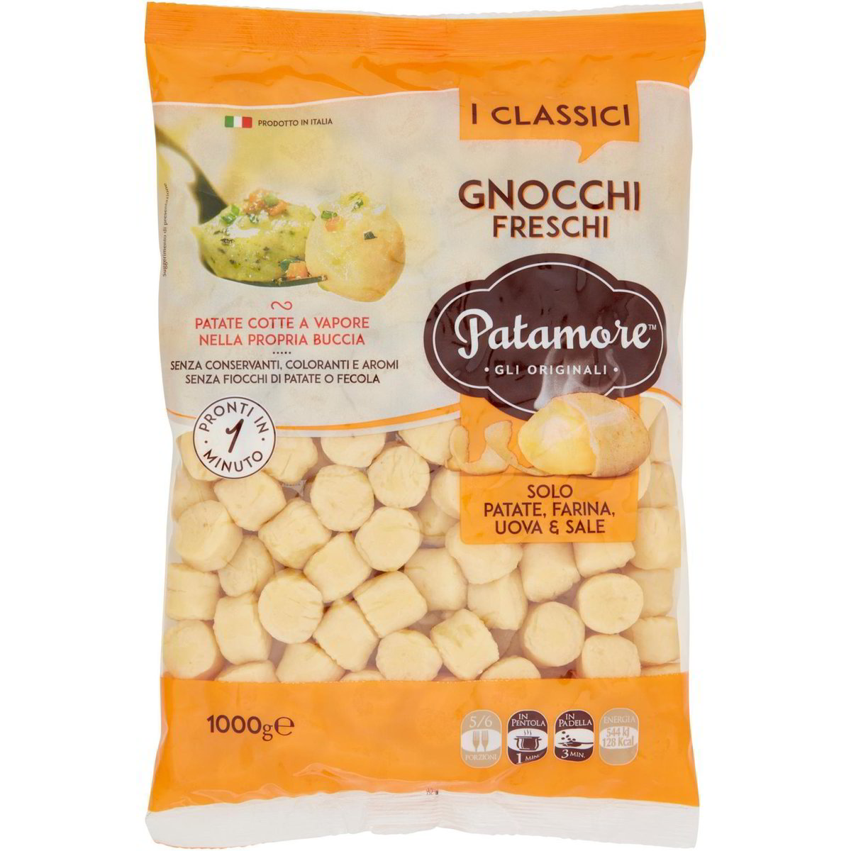 Gnocchi freschi di patate PATAMORE 1000 G - Coop Shop