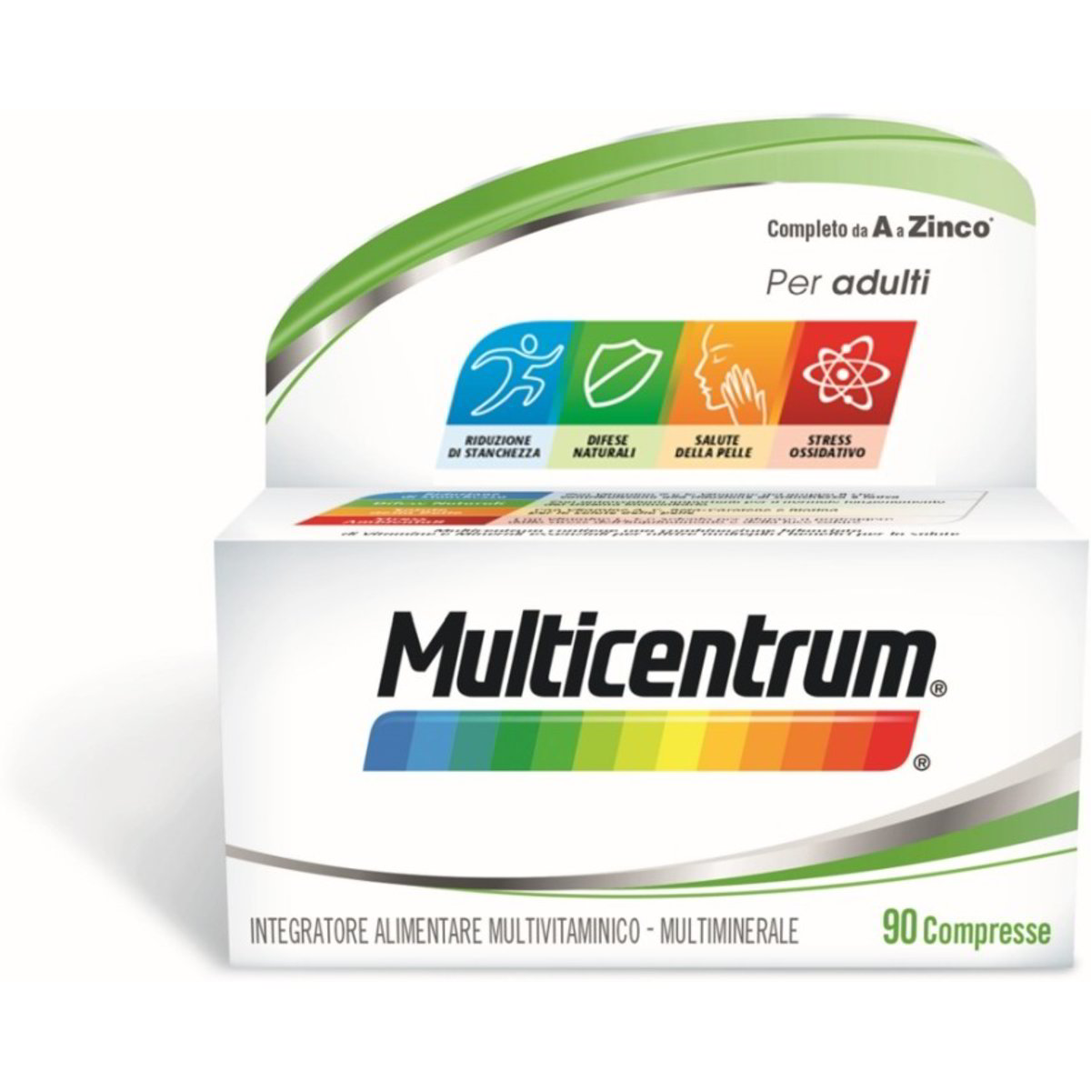 Integratore alimentare multivitaminico adulti x90 MULTICENTRUM 111 G ...