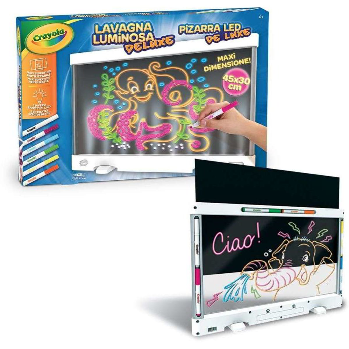 Gioco lavagna luminosa deluxe CRAYOLA 1 PZ - Coop Shop
