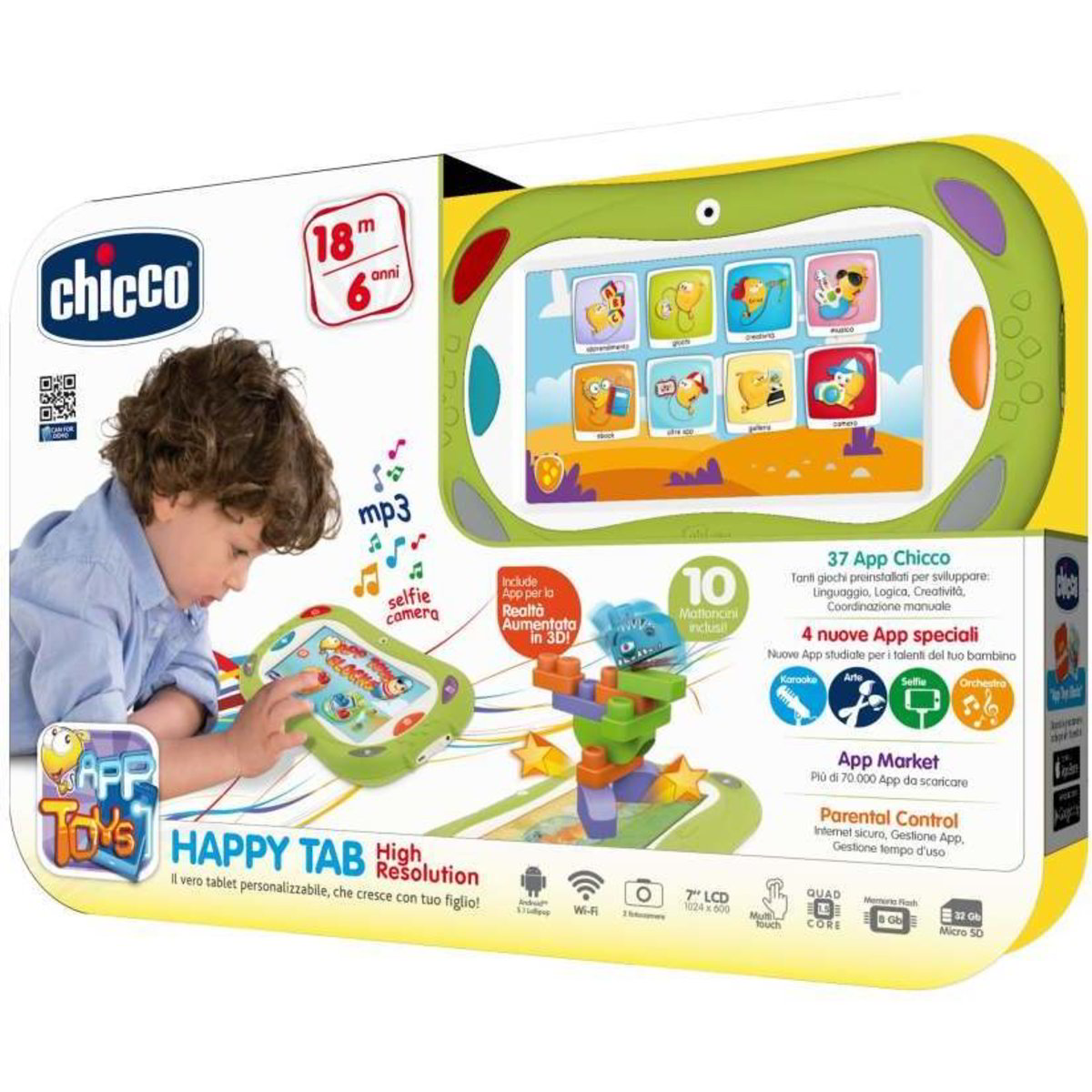 Gioco happy tablet con blocchi wifi CHICCO 1 PZ - Coop Shop