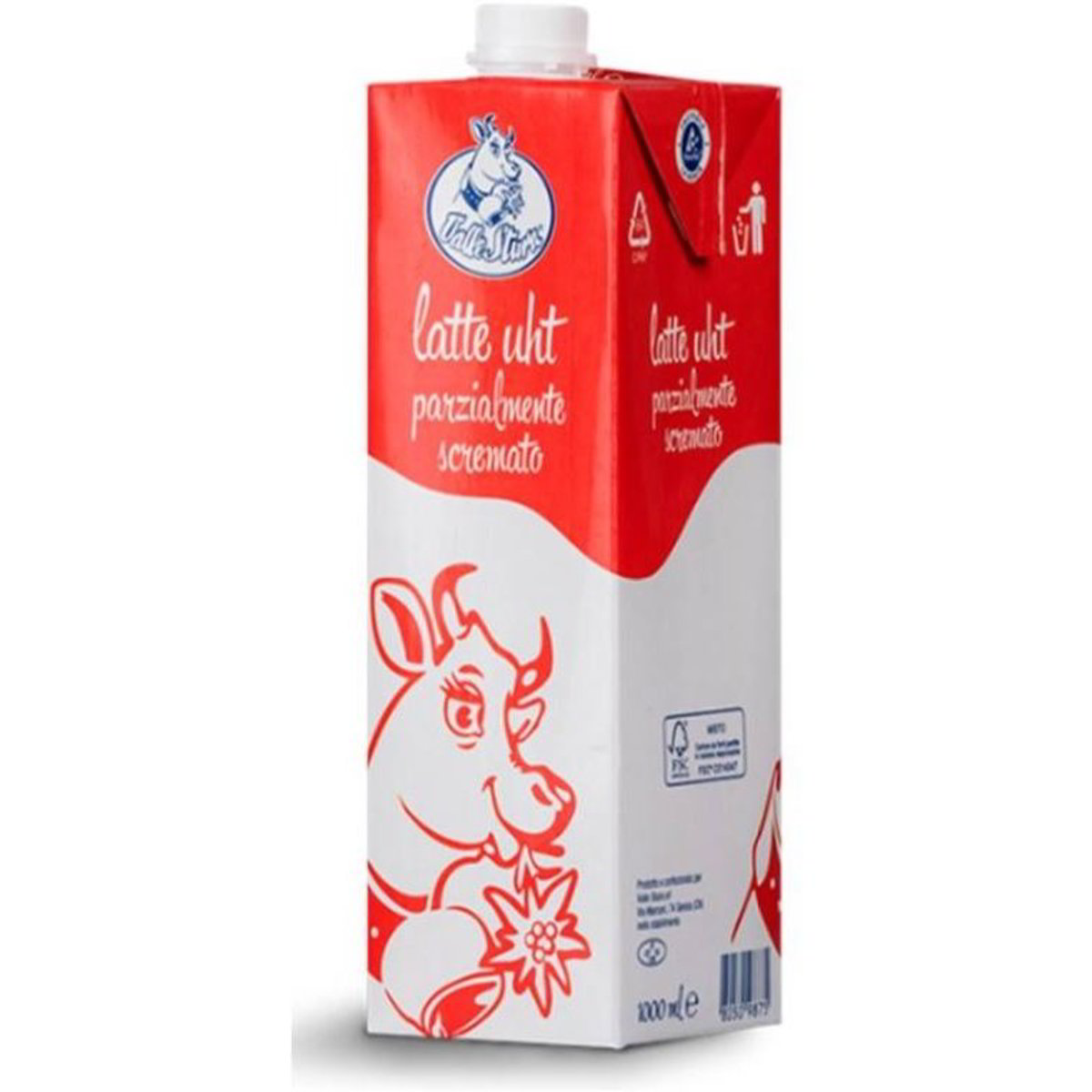 Latte parzialmente scremato uht VALLE STURA 1000 ML - Coop Shop