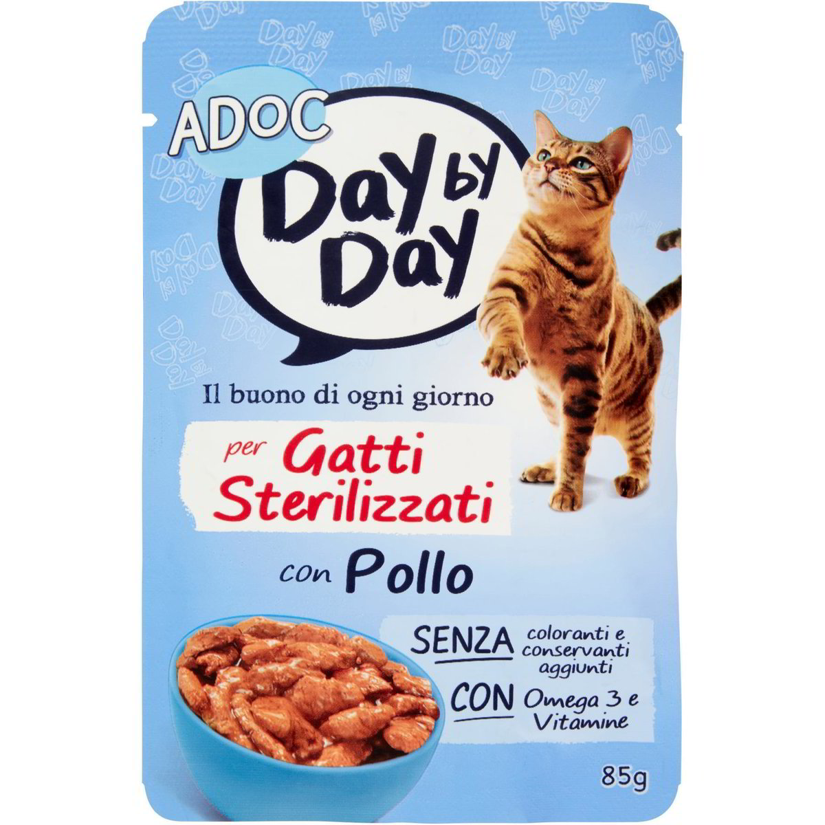 Alimento per gatti sterilizzati bocconcini pollo ADOC 85 G - Coop Shop