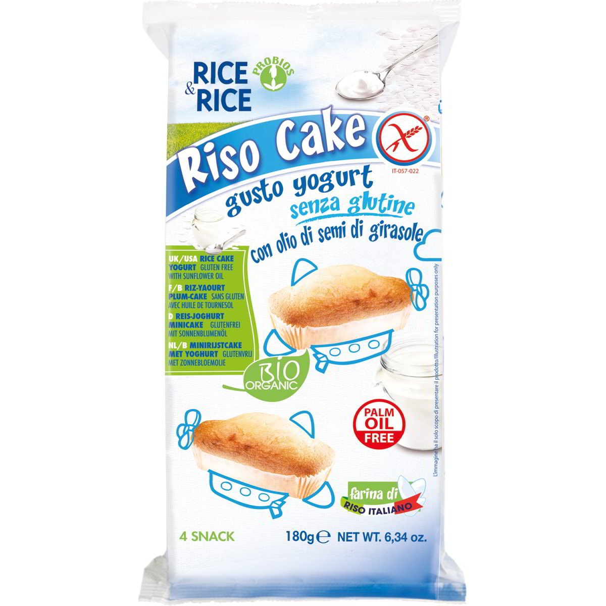 Merendine di riso cake allo yogurt rice&rice PROBIOS 180 G - Coop Shop