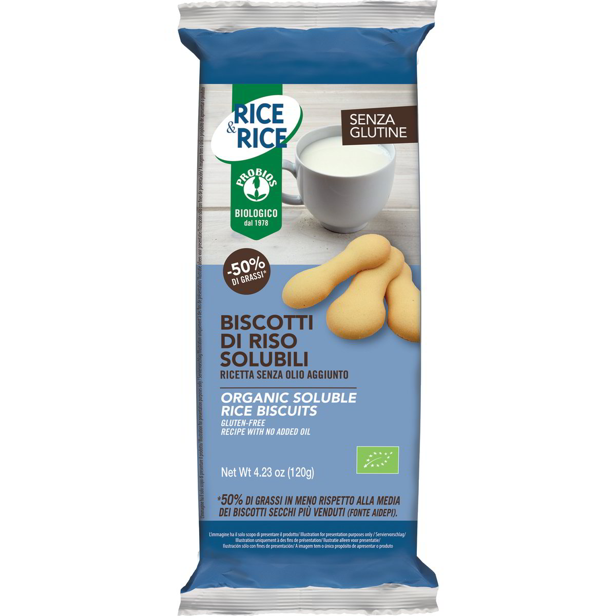 Biscotti di riso solubili rice&rice PROBIOS 120 G - Coop Shop