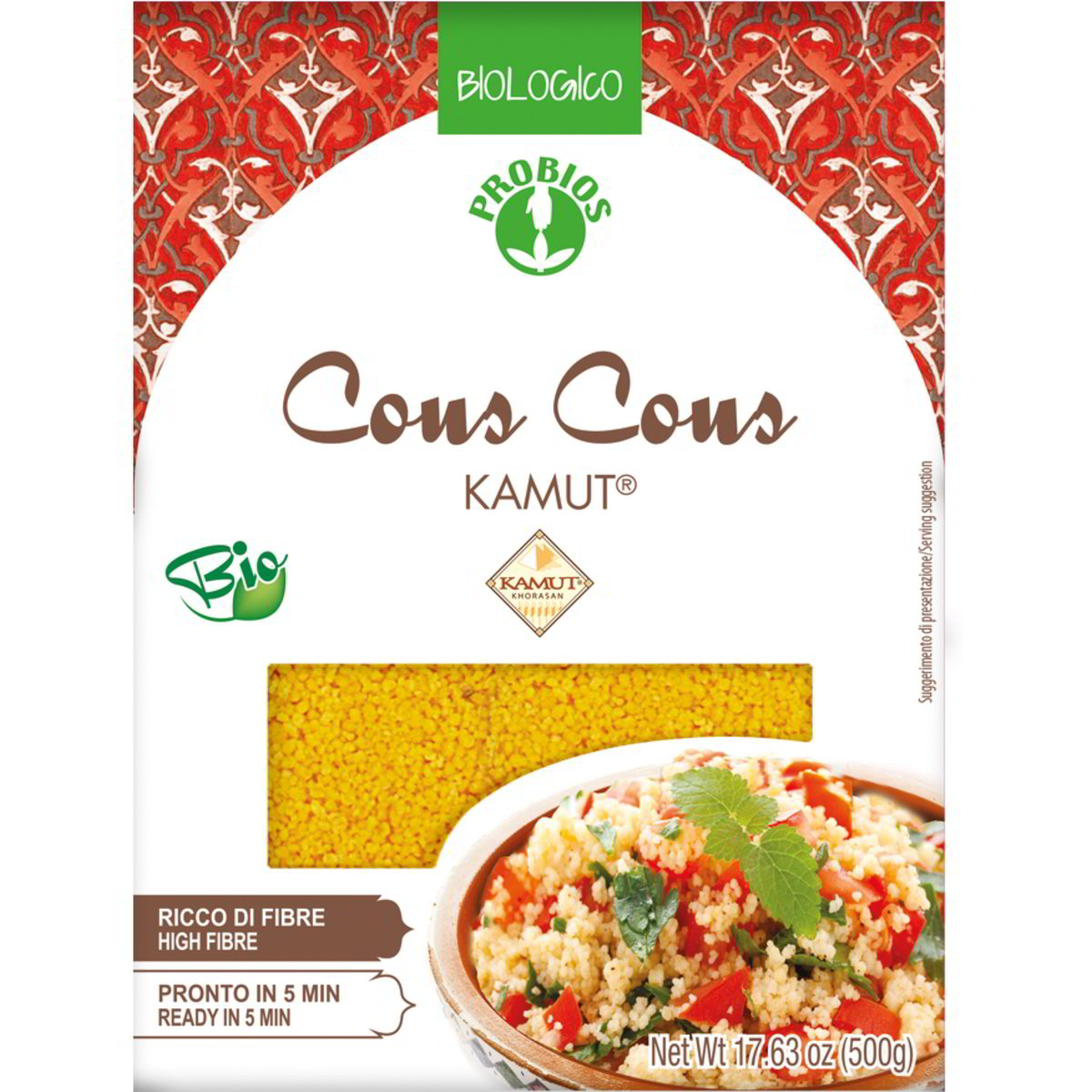 Cous cous integrale di kamut PROBIOS 500 G - Coop Shop