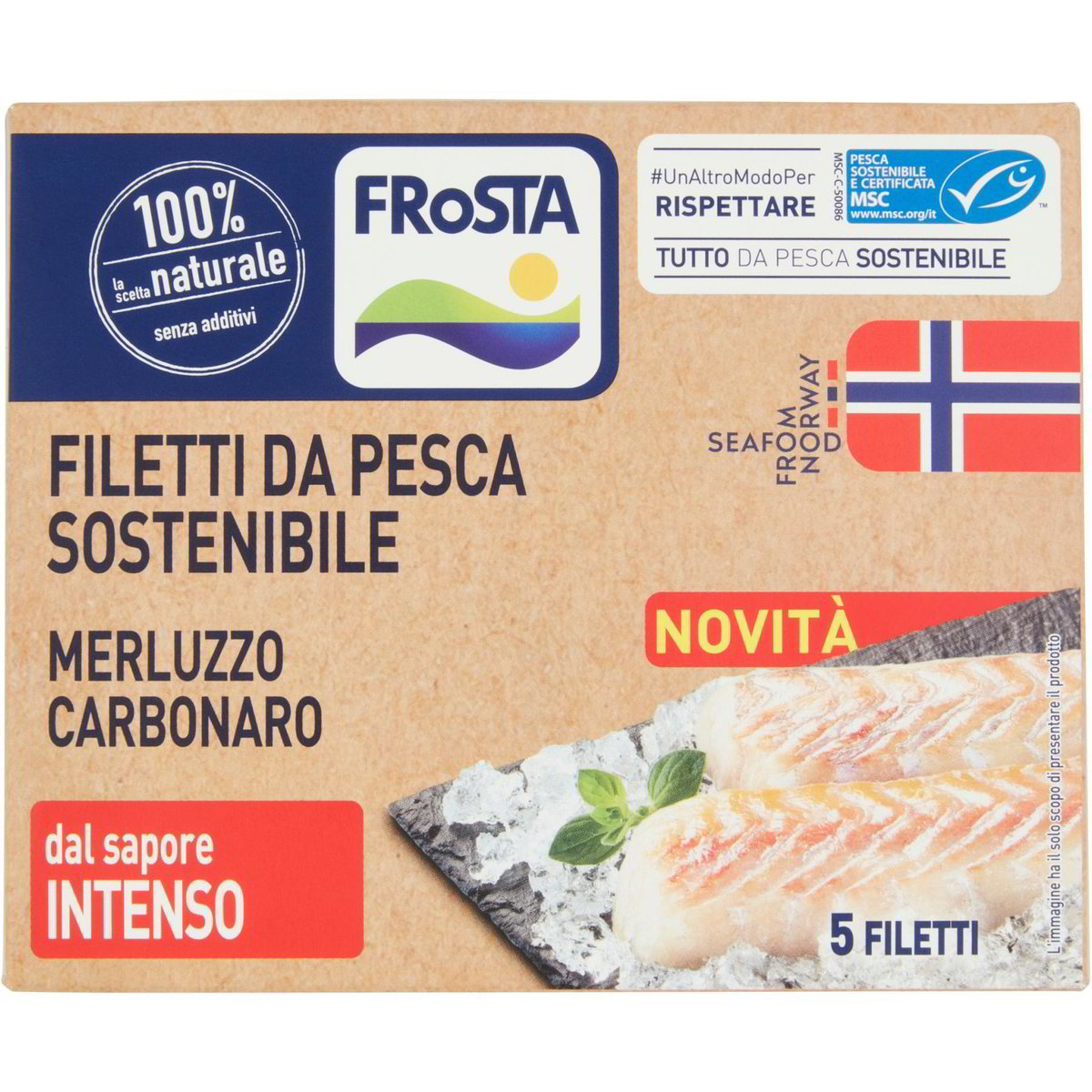 Merluzzo carbonaro filetti da pesca sostenibile FROSTA 240 G - Coop Shop