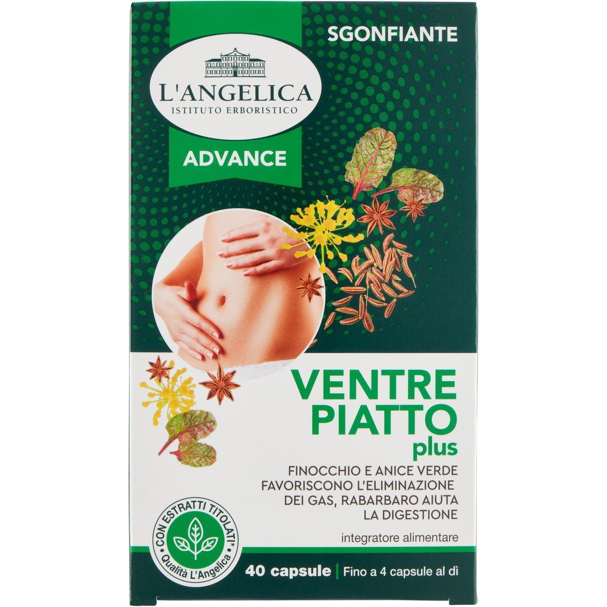 Integratore ventre piatto x40 L'ANGELICA 22,9 G - Coop Shop