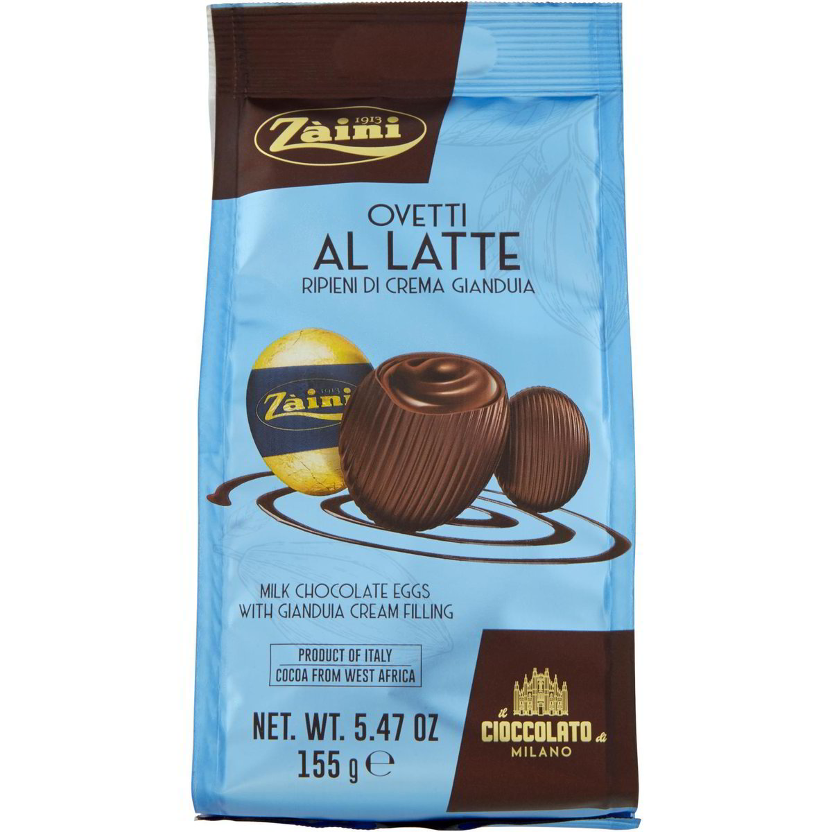 Ovetti di cioccolato al latte con crema gianduia ZÀINI 155 G - Coop Shop