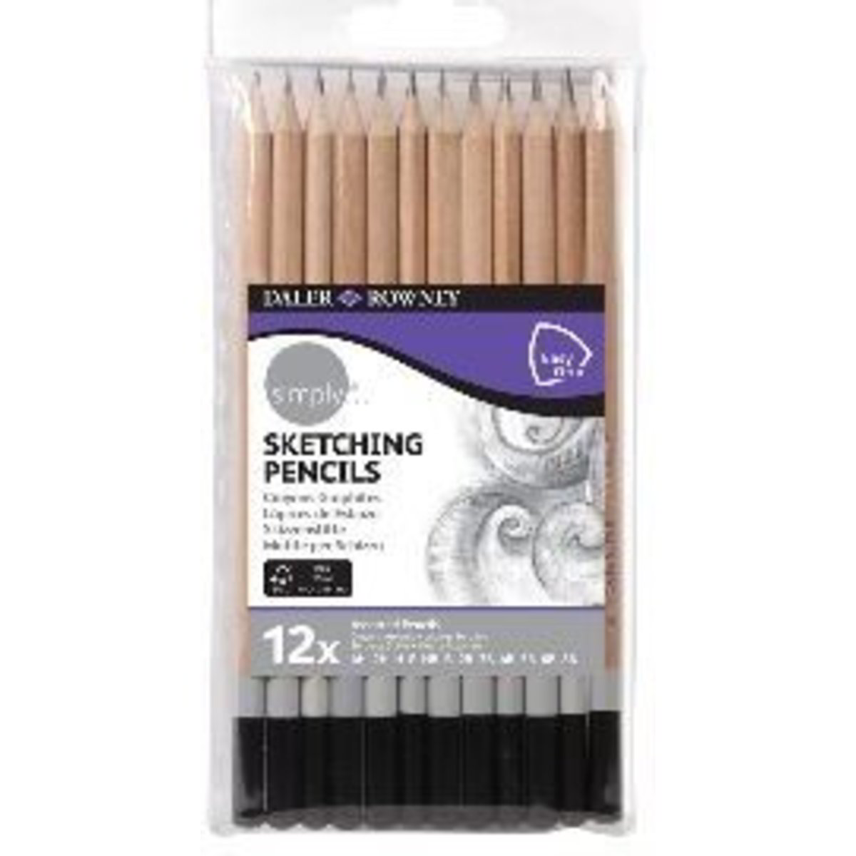 Matite grafite per schizzo x12 DALER ROWNEY 1 PZ - Coop Shop