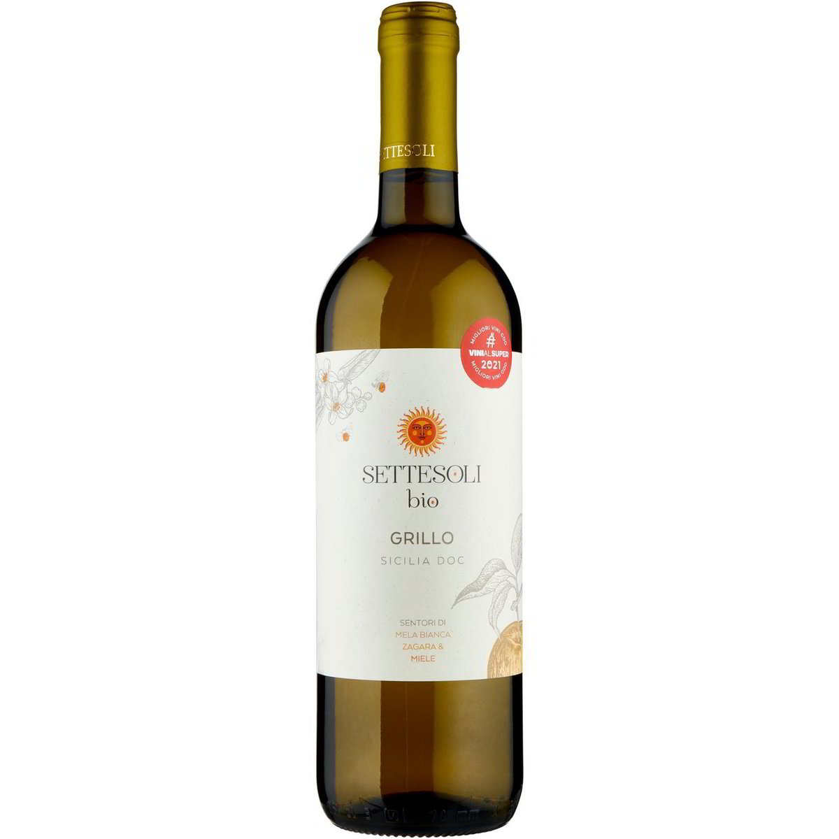 Vino bianco grillo DOC sicilia SETTESOLI 750 ML - Coop Shop