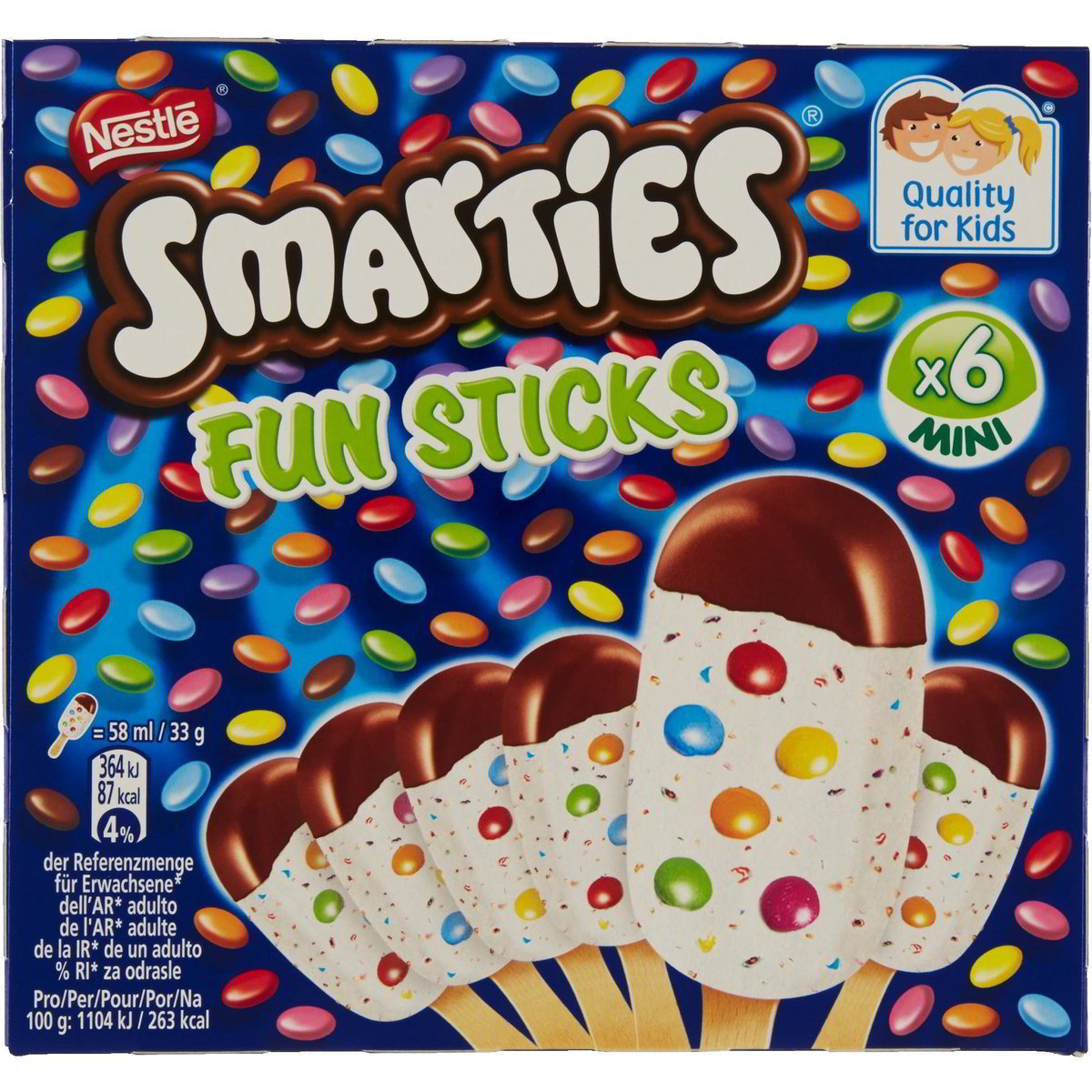 Stecco gelato smarties NESTLÈ 198 G - Coop Shop