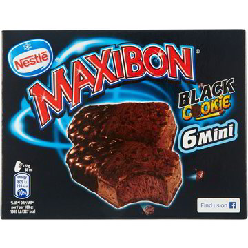 Maxibon black cookie MOTTA 6 X 59 G - Coop Shop