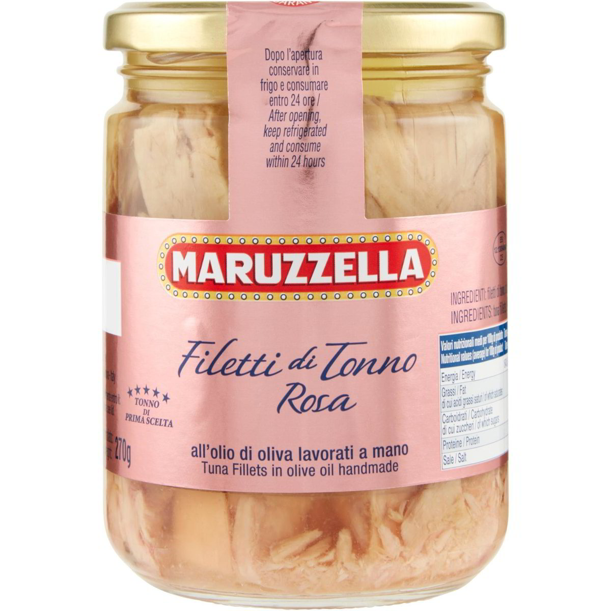 Filetti di tonno rosa all'olio di oliva MARUZZELLA 400 G - Coop Shop