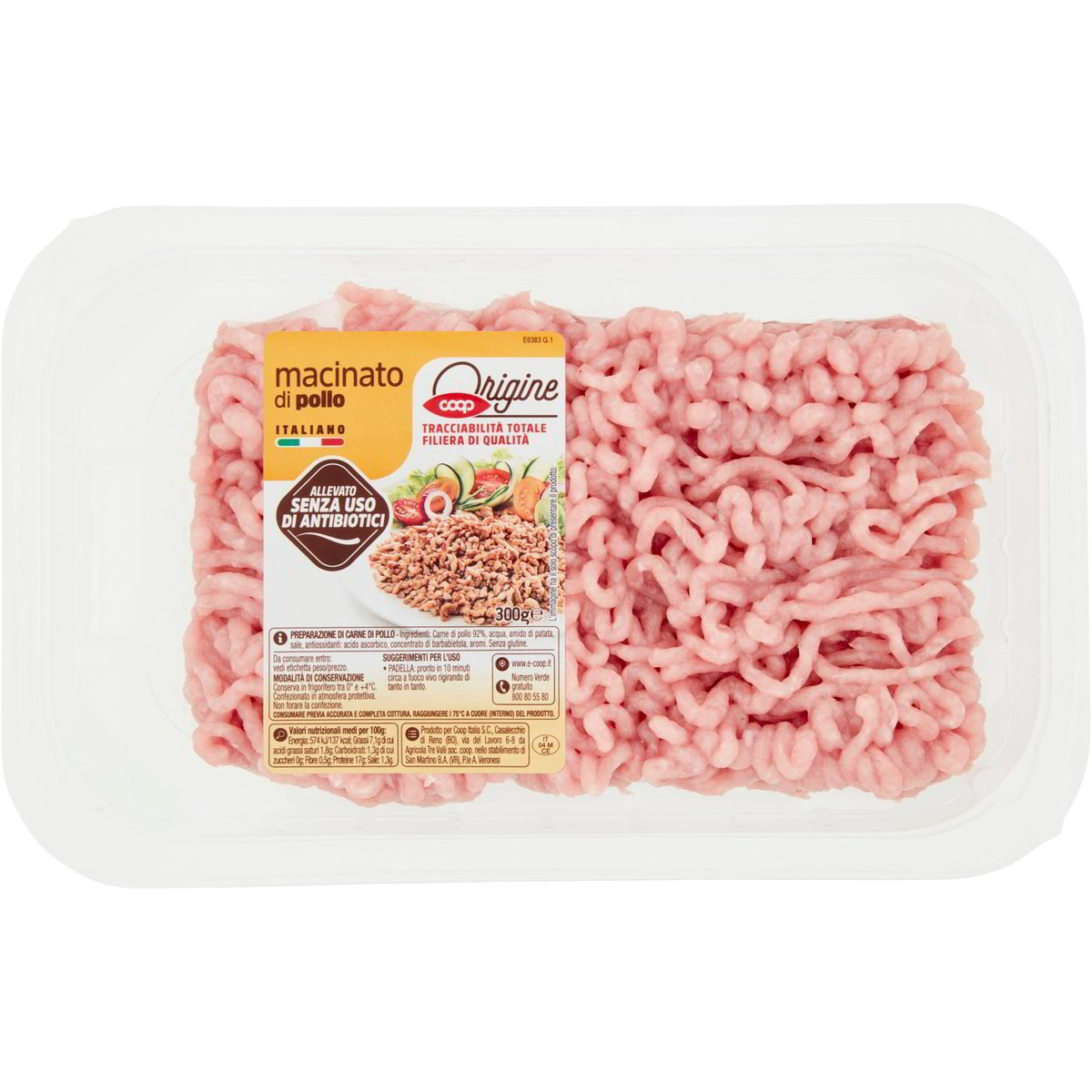 Pollo macinato COOP - ORIGINE 300 G - Coop Shop