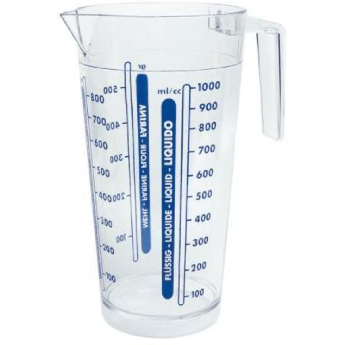 Caraffa graduata lt1 in plastica COSMOPLAST 1 PZ - Coop Shop