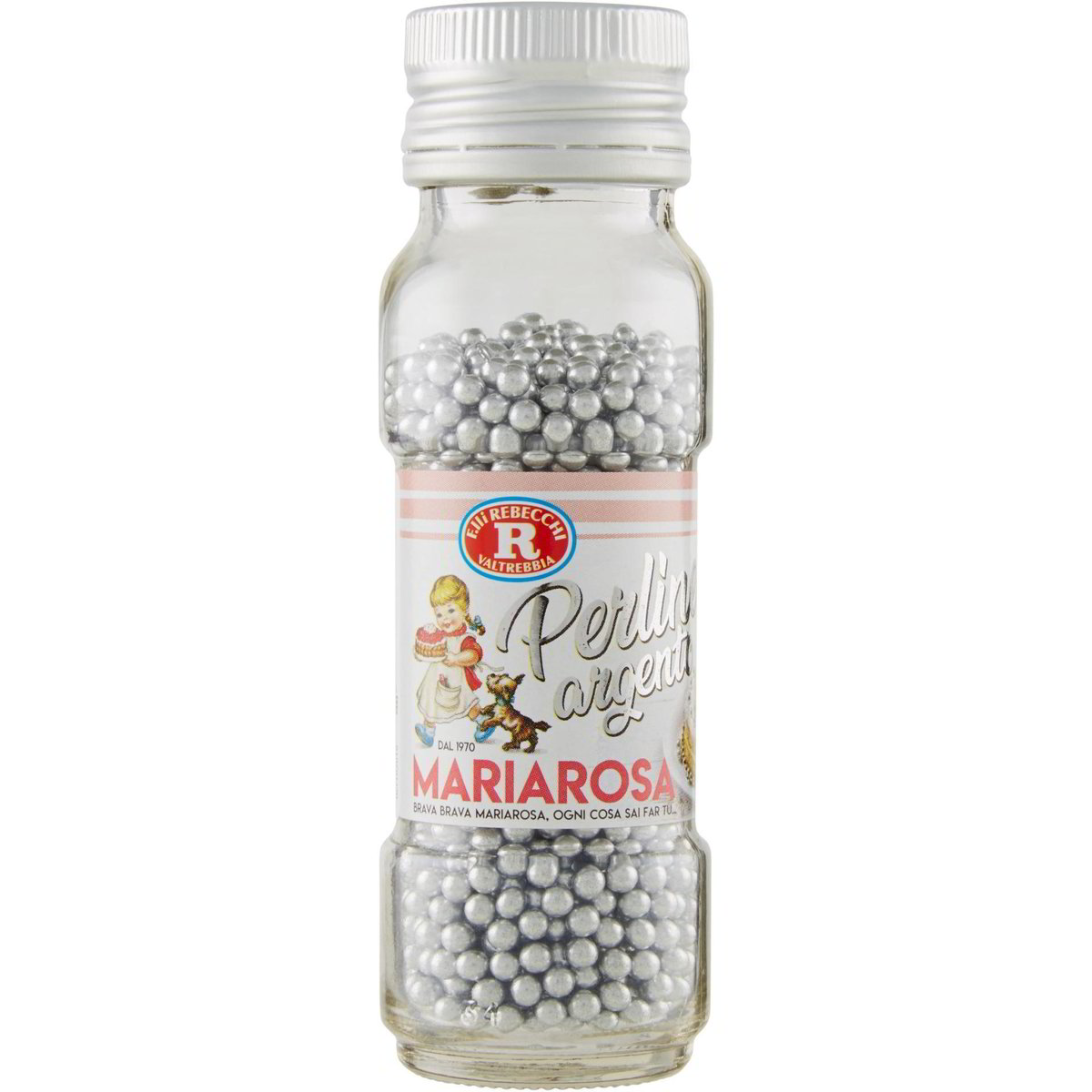 Decorazioni perline argento REBECCHI 70 G - Coop Shop