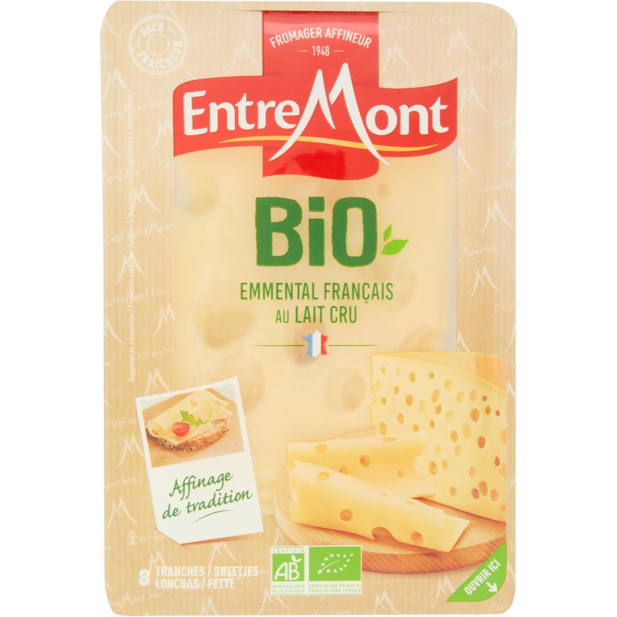 Formaggio emmental francese a fette ENTREMONT 120 G - Coop Shop