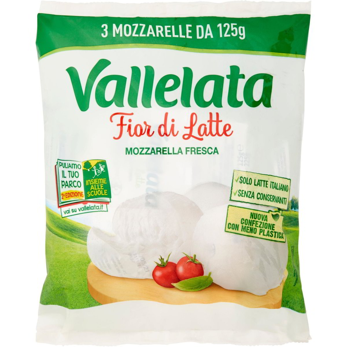 Mozzarella VALLELATA 3 X 125 G - Coop Shop