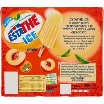 Ghiacciolo estathè ice stick alla pesca x4 FERRERO - Coop Shop