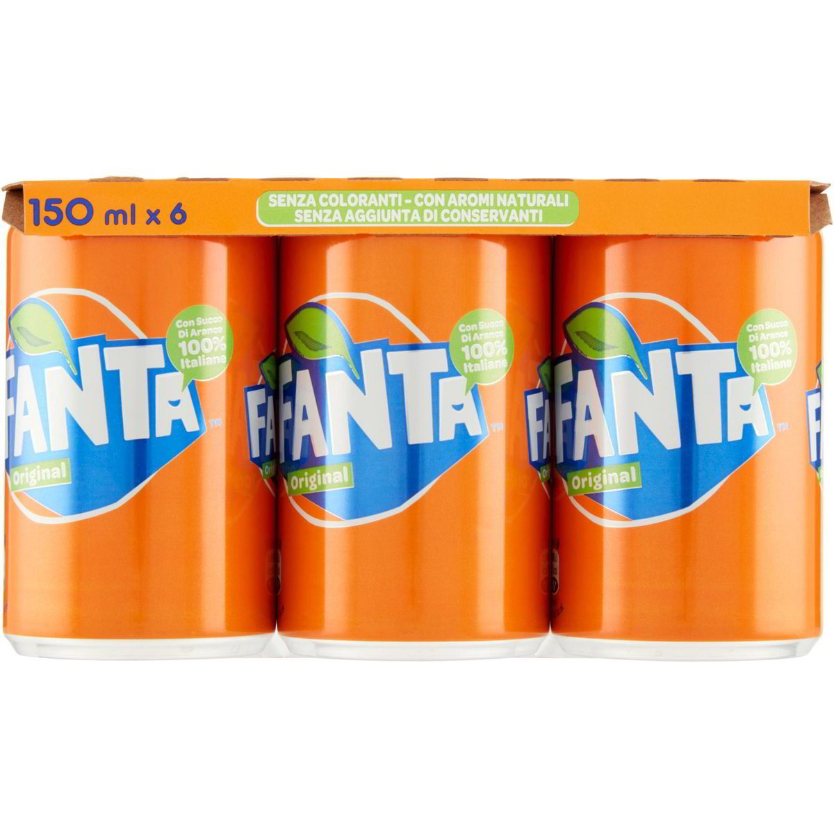 Fanta orange x6 FANTA 6 X 150 ML - Coop Shop