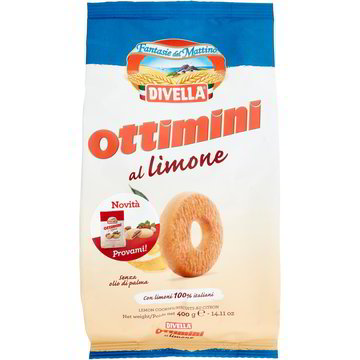 Frollini ottimini al limone DIVELLA 400 G - Coop Shop