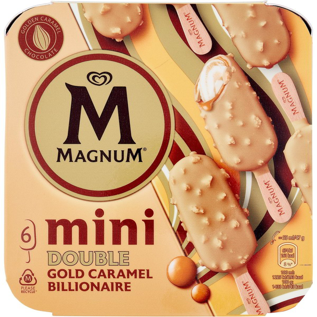 Magnum mini billionaire x6 ALGIDA 282 G - Coop Shop