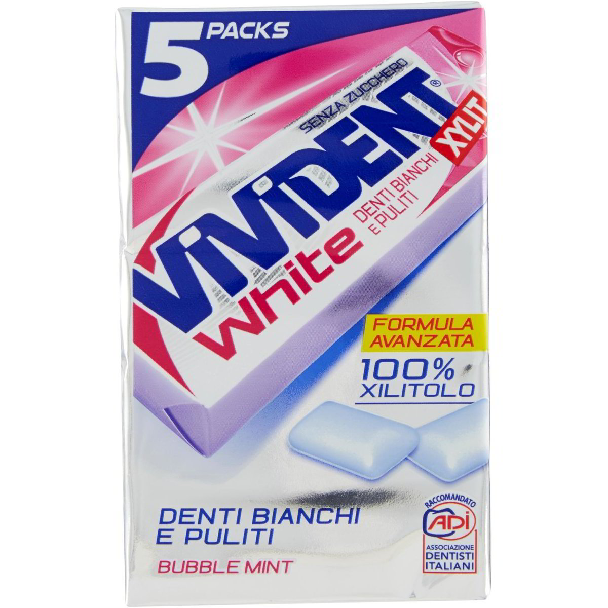Chewing gum xylit white bubble mint VIVIDENT 67,5 G - Coop Shop