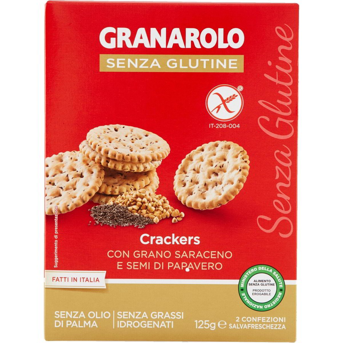 Crackers con grano saraceno e semi papavero GRANAROLO 2 X 62,5 G - Coop ...