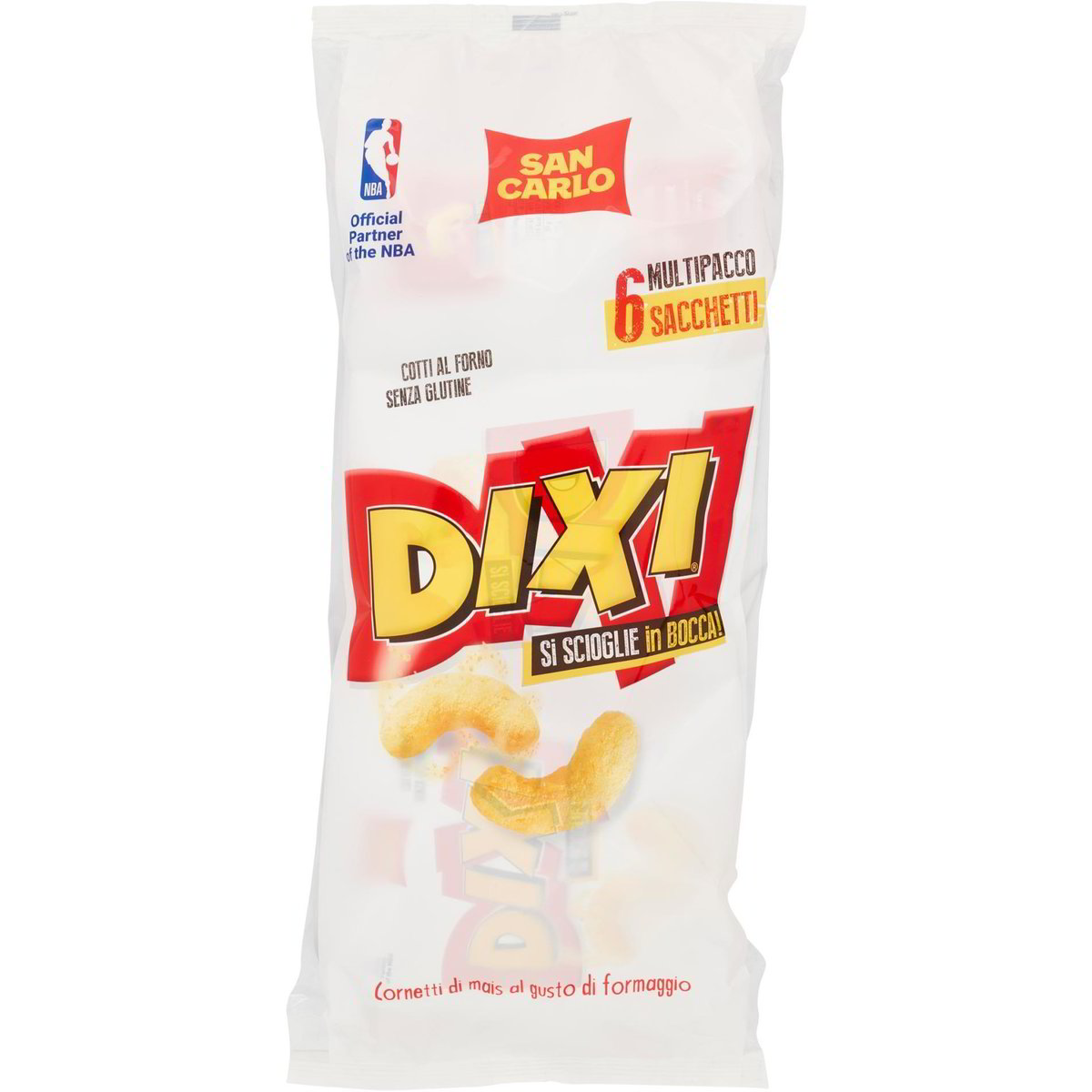 Patatine cornetti di mais dixi al formaggio SAN CARLO 132 G - Coop Shop