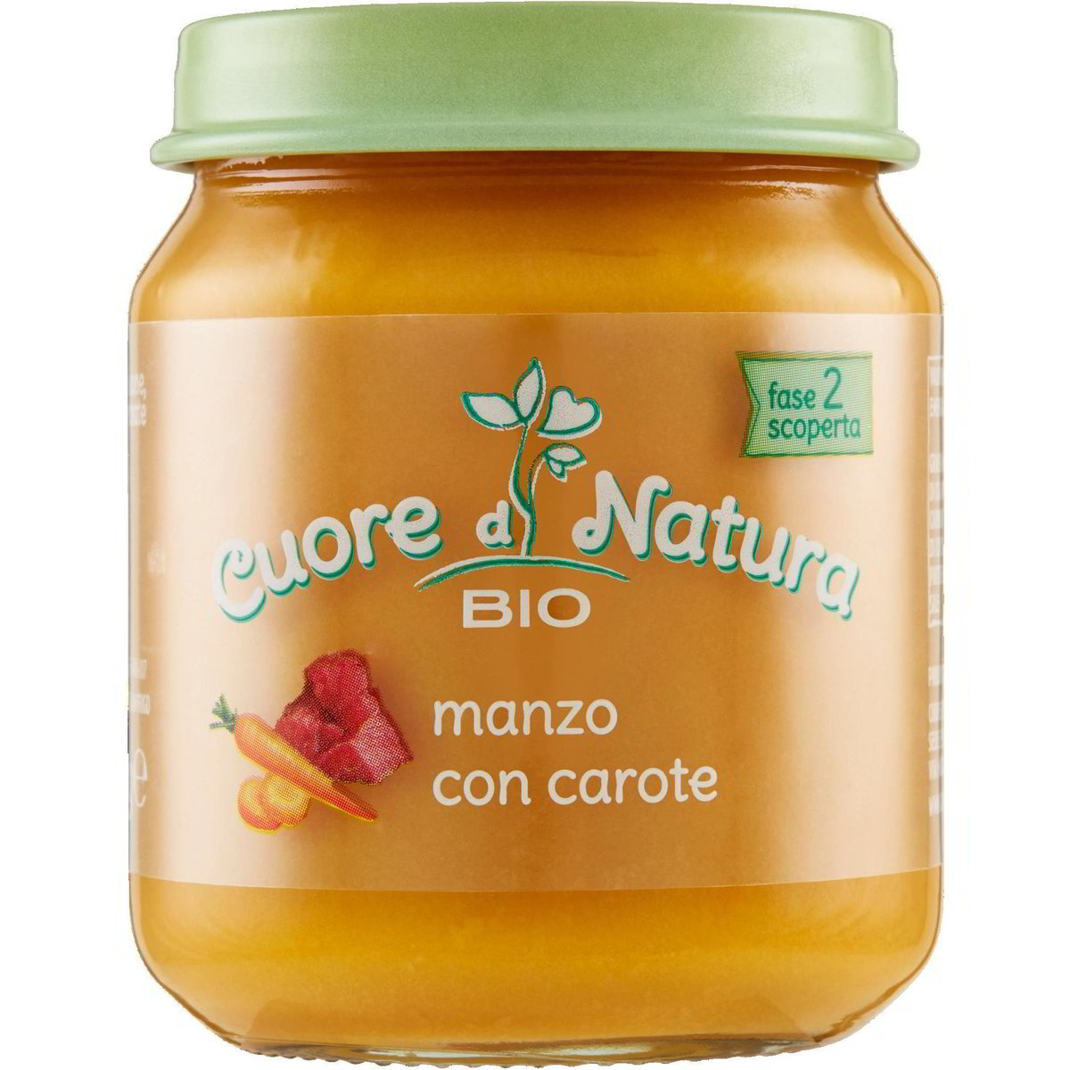 Omogeneizzato manzo con carote CUORE DI NATURA 110 G - Coop Shop