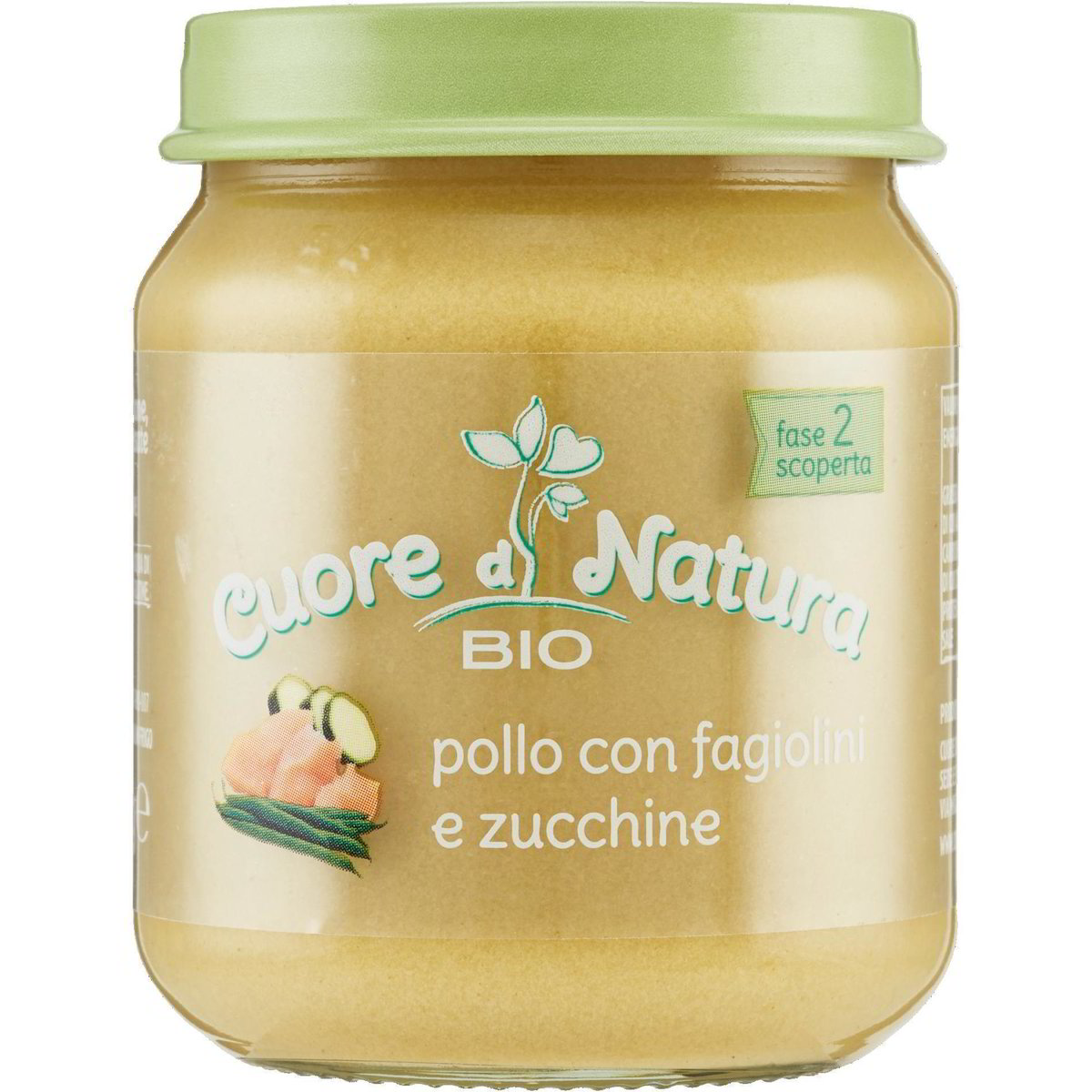 Omogeneizzato pollo con fagiolini e zucchine CUORE DI NATURA 110 G ...