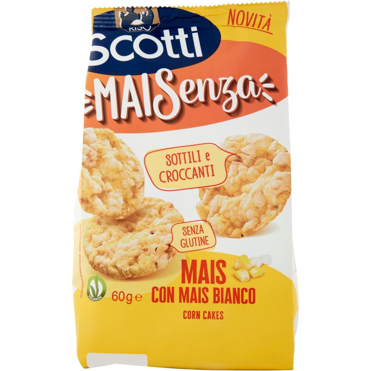 Snack mais con mais bianco mai senza RISO SCOTTI 60 G - Coop Shop