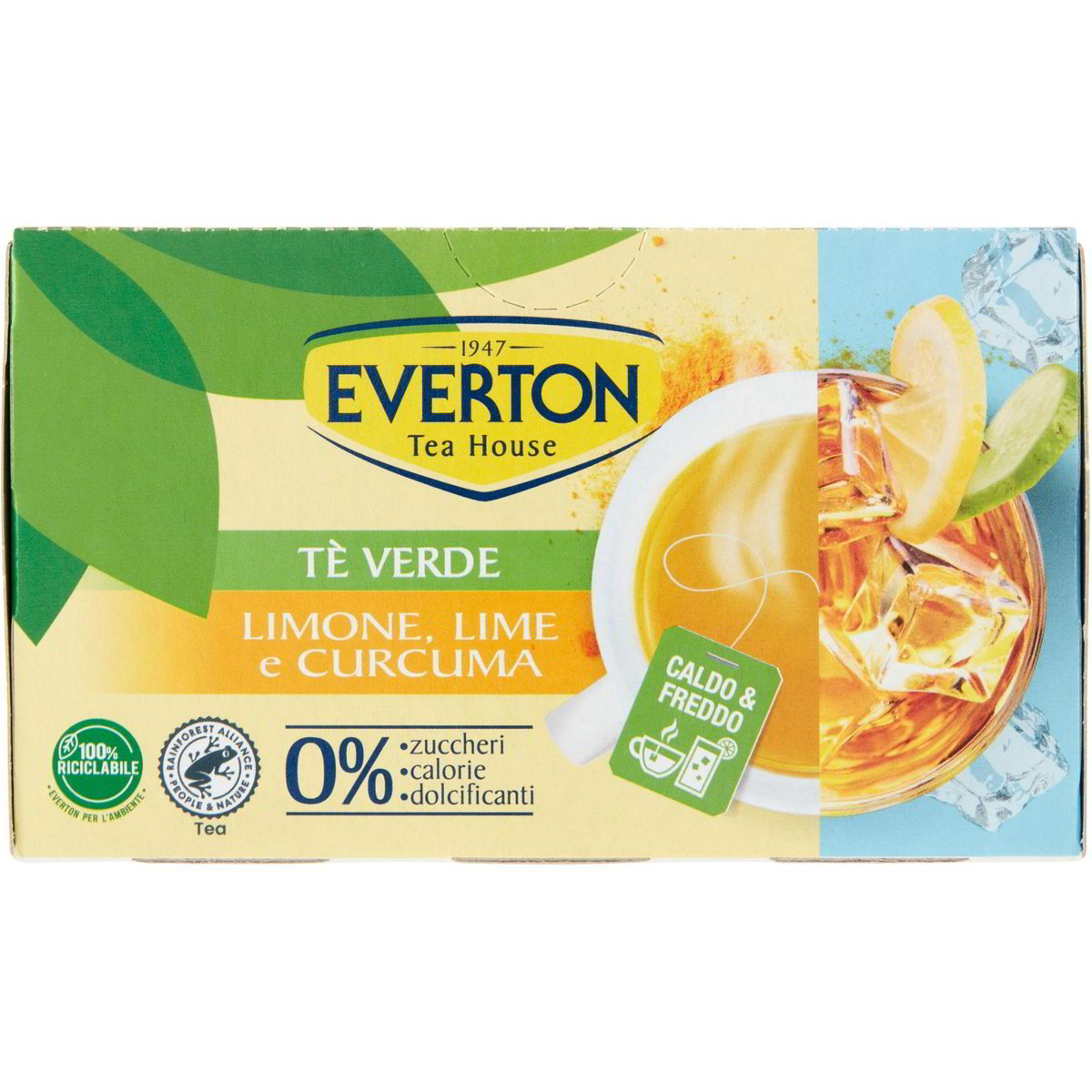 Tè verde freddo limone/lime/curcuma EVERTON 16 X 2,5 G - Coop Shop