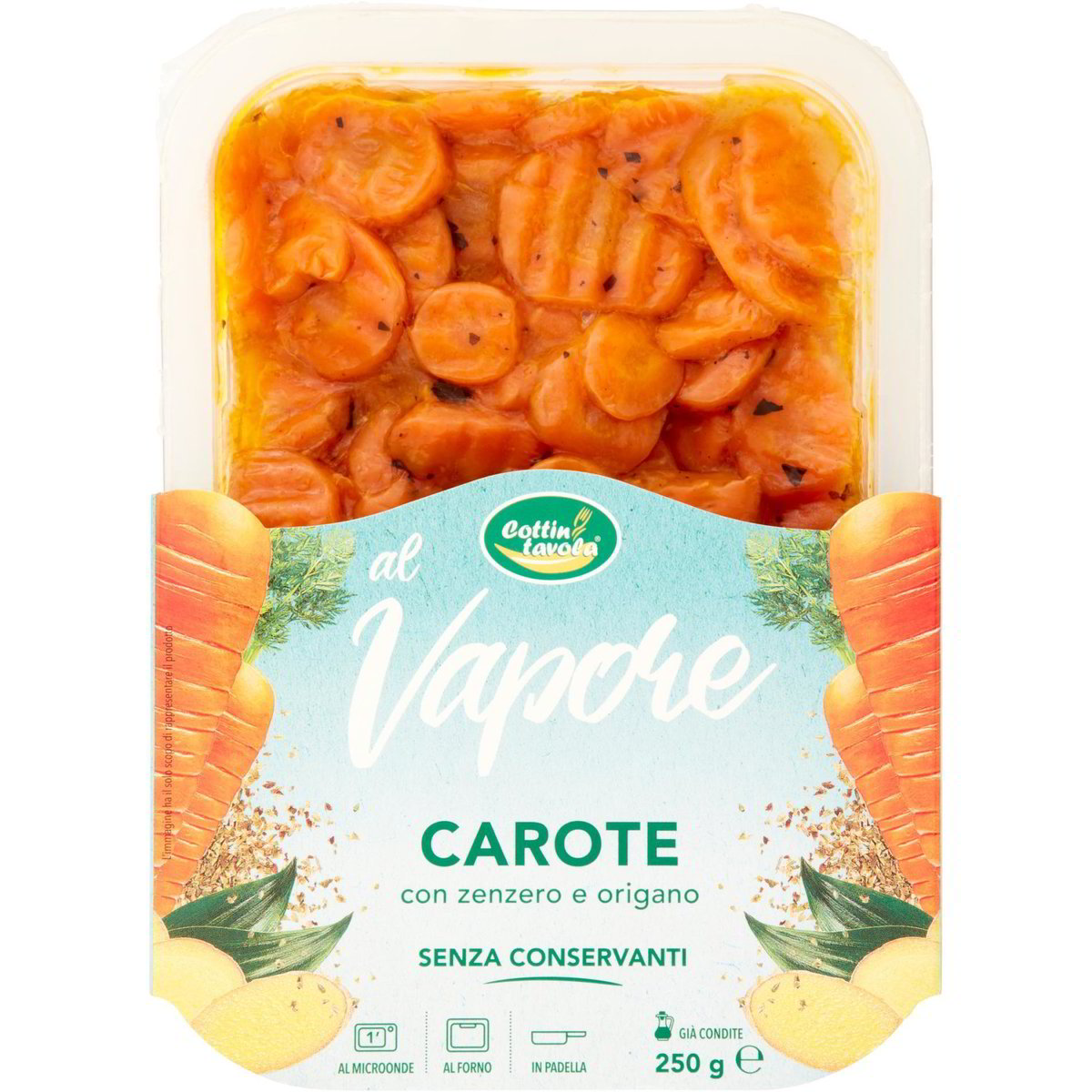 Carote con zenzero e origano COTTI IN TAVOLA 250 G - Coop Shop