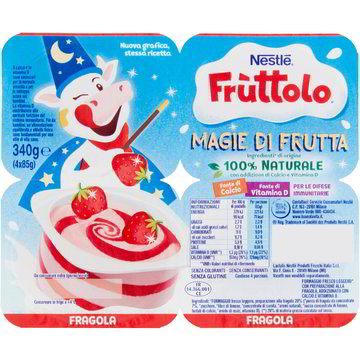 Fruttolo alla fragola magie di frutta NESTLÈ 4 X 85 G - Coop Shop
