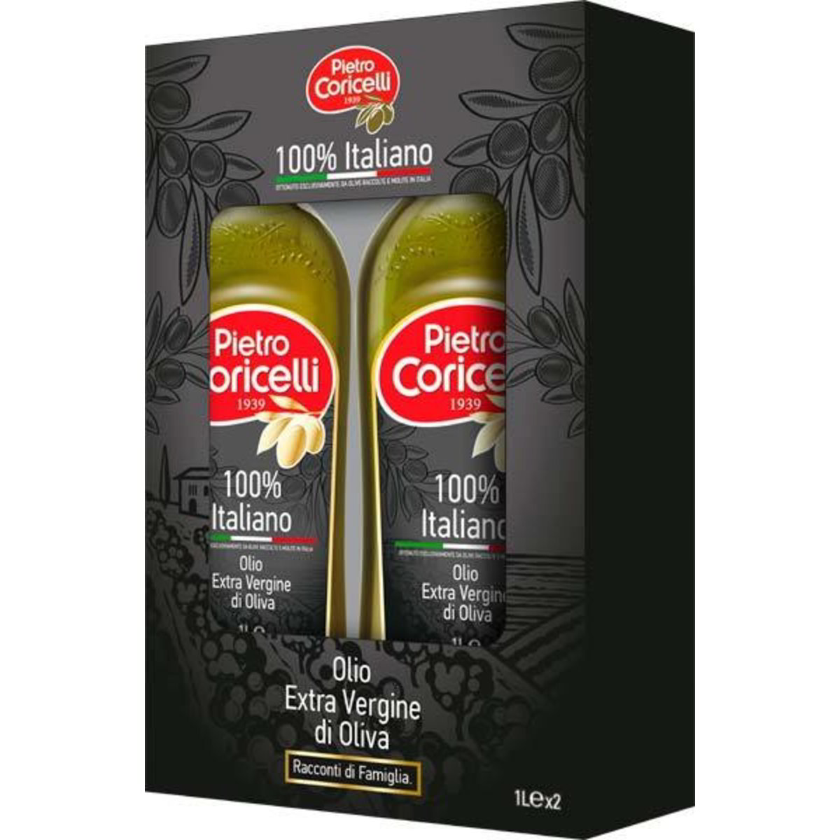 Olio extra vergine d'oliva 100% italiano PIETRO CORICELLI 2 X 1000 ML ...