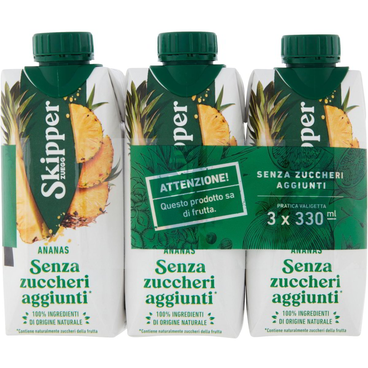 Succo ananas senza zuccheri aggiunti SKIPPER 3 X 330 ML - Coop Shop