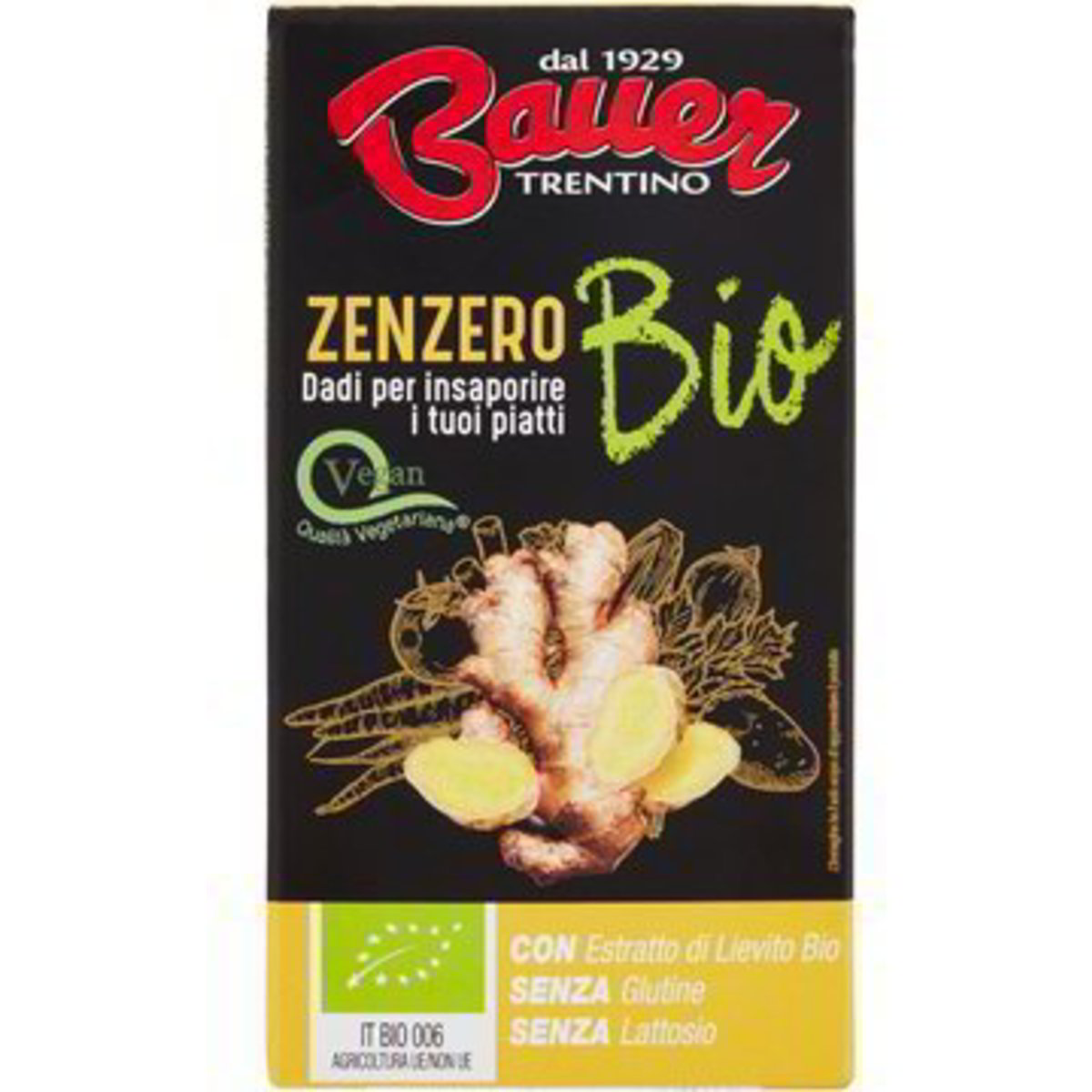 Dado vegetale zenzero bio BAUER 6 X 10 G - Coop Shop