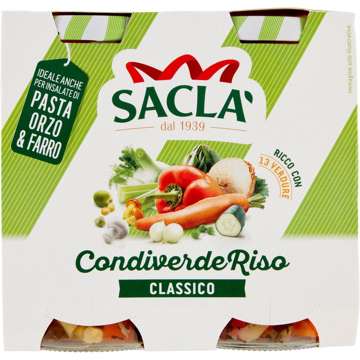 Condimento insalate di riso condiverde classico SACLÀ 2 X 290 G - Coop Shop