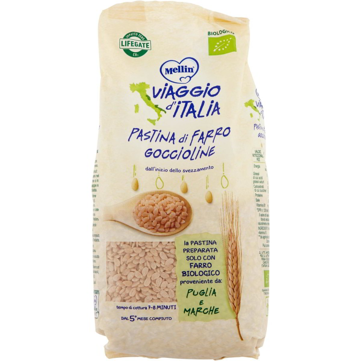 Pastina di farro goccioline viaggio d'italia MELLIN 320 G - Coop Shop