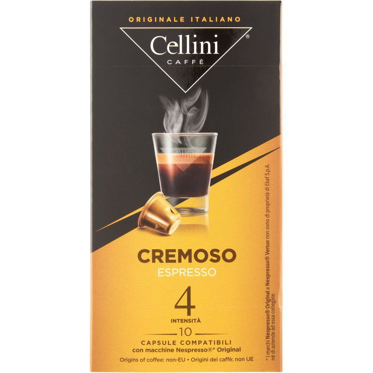 Capsule caffè espresso cremoso x10 CELLINI - NESPRESSO 50 G - Coop Shop