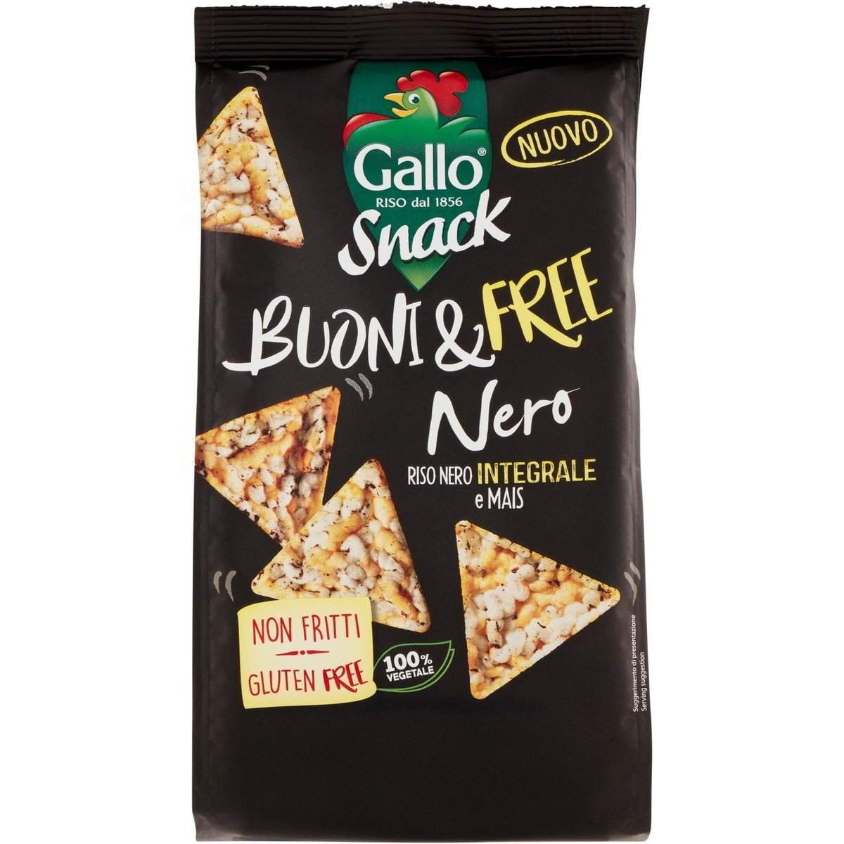 Snack di riso nero e mais buoni&free RISO GALLO 80 G - Coop Shop