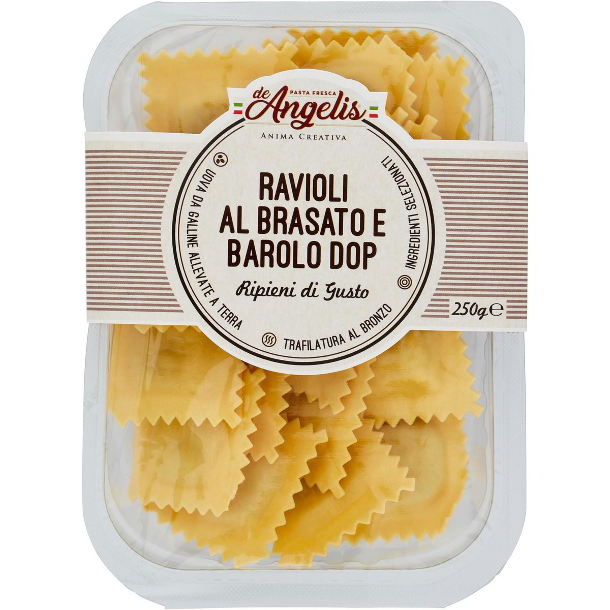 Ravioli al brasato con barolo ARMANDO DE AGELIS 250 G - Coop Shop