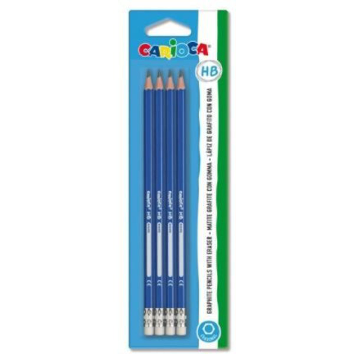 Biro hb con gomma CARIOCA 1 PZ - Coop Shop