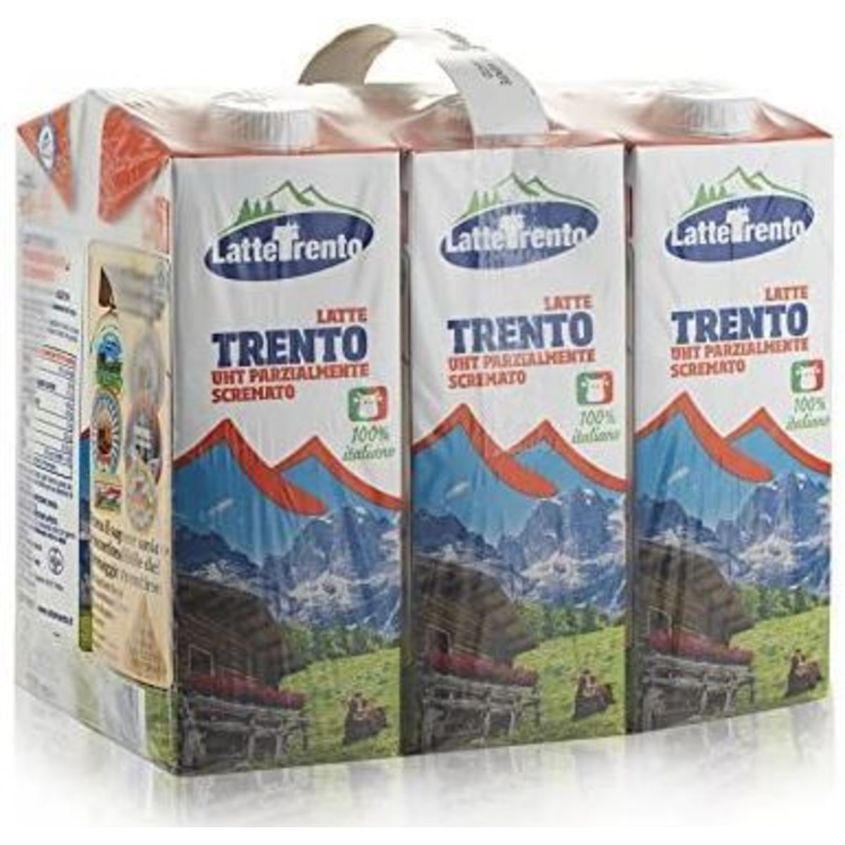 Latte uht parzialmente scremato LATTE TRENTO 6 X 1000 ML - Coop Shop