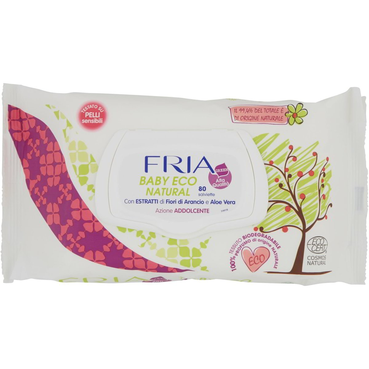 Salviettine green baby eco natural x80 FRIA 1 PZ - Coop Shop