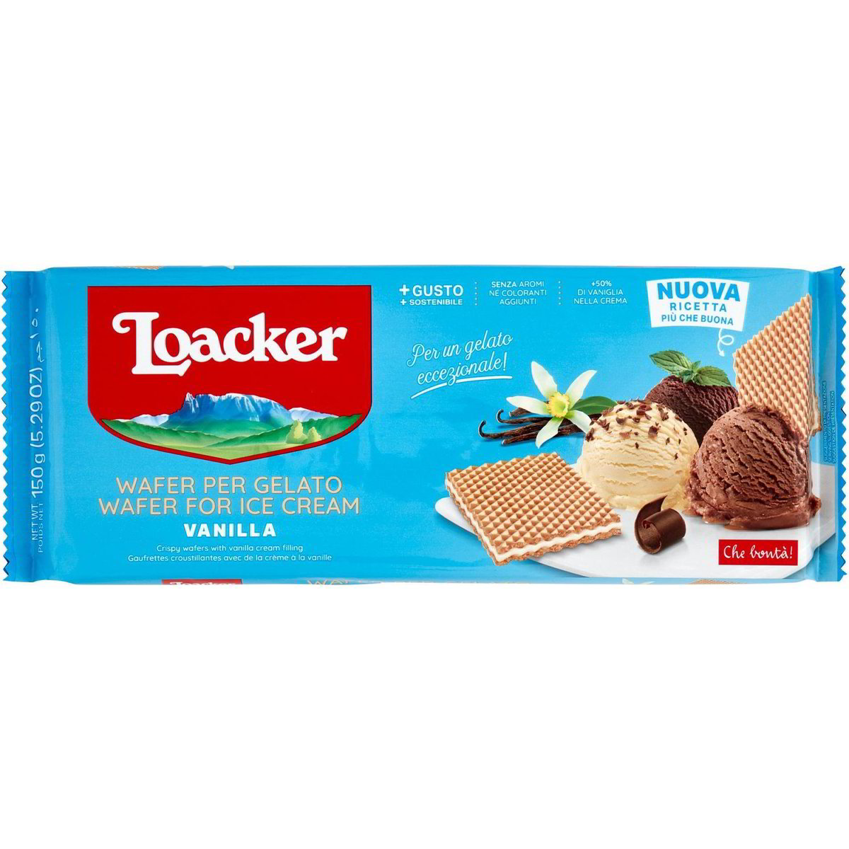 Wafer per gelato alla vaniglia LOACKER 150 G - Coop Shop