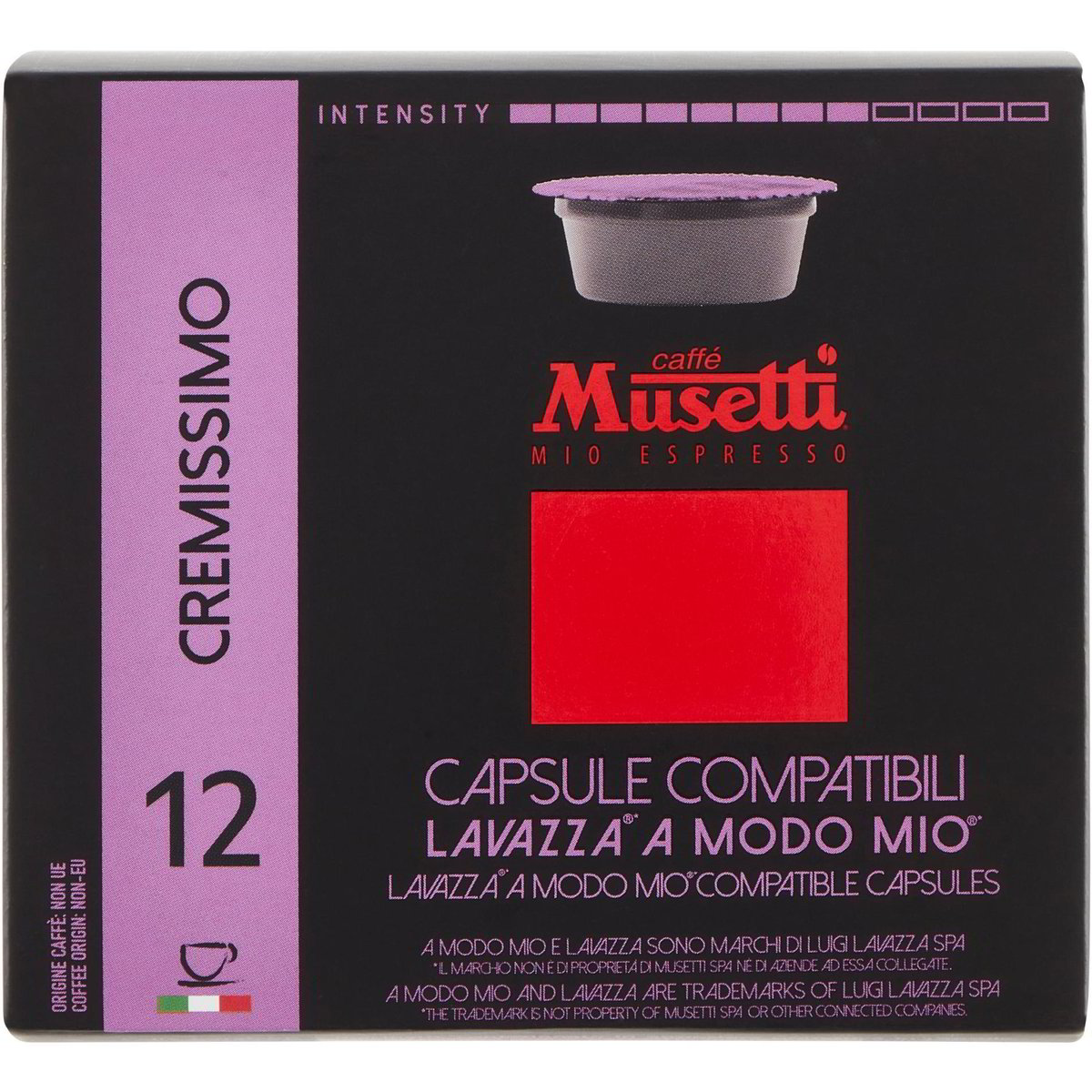 Capsule caffè cremissimo x12 MUSETTI - LAVAZZA A MODO MIO 90 G - Coop Shop
