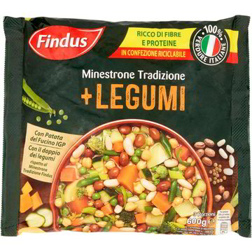 Minestrone tradizionale con legumi FINDUS 600 G - Coop Shop