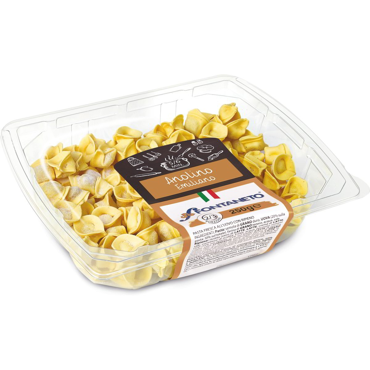 Ravioli emiliani anolini FONTANETO 250 G - Coop Shop